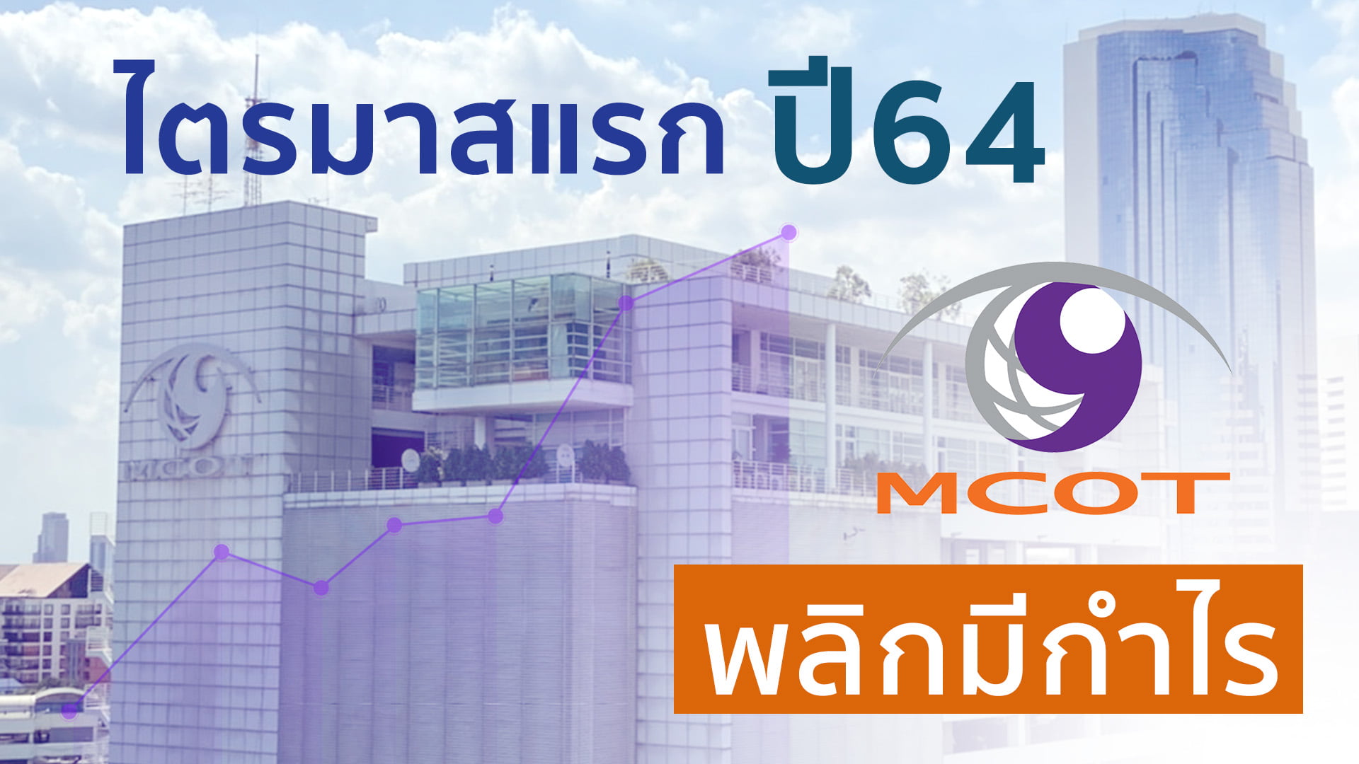 MCOT พลิกมีกำไรใน Q1/64 หลังคุมต้นทุน เน้นรักษาฐานรายได้สื่อ-ขยายธุรกิจ ...