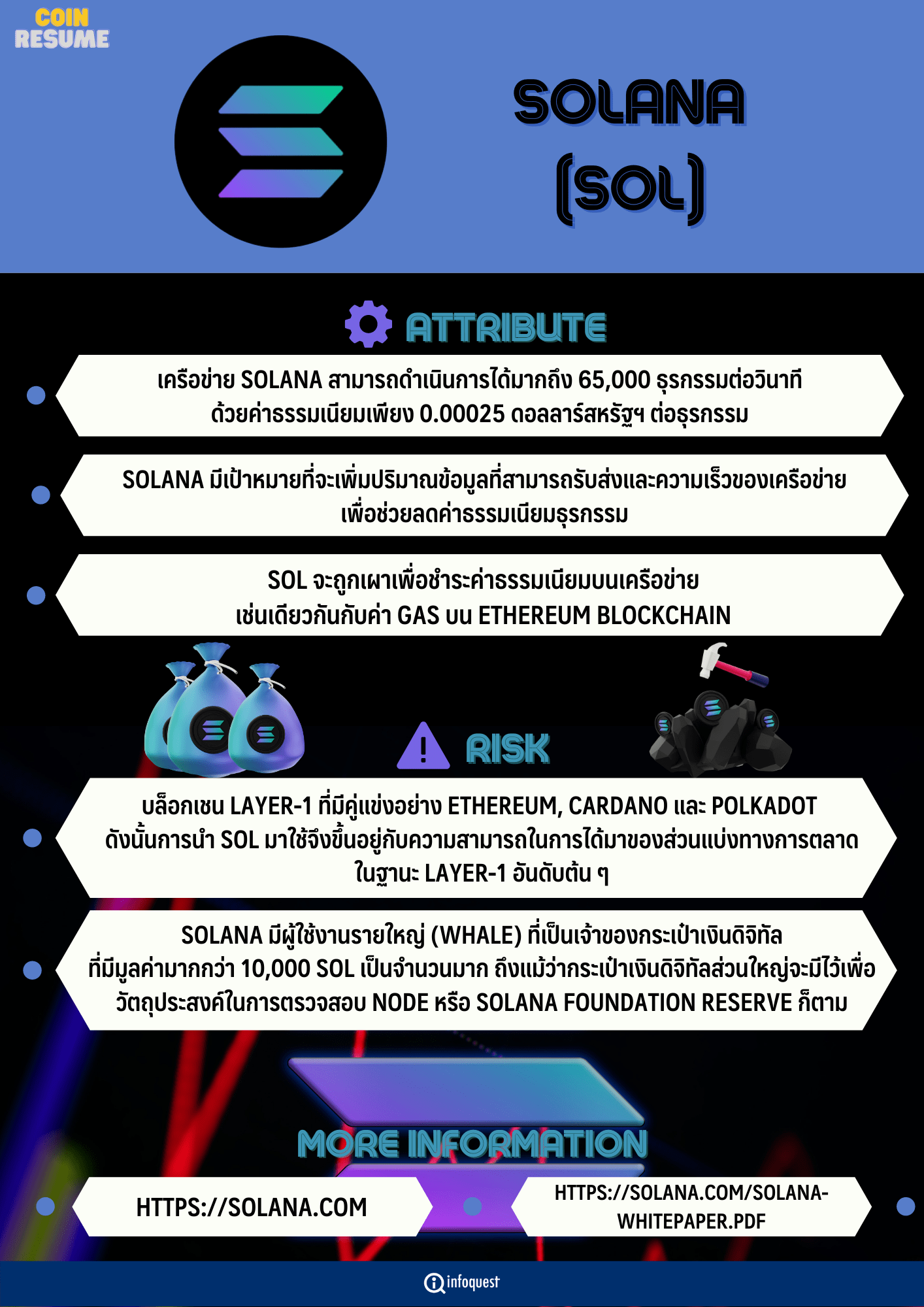 Coin Resume - Solana (SOL) : สำนักข่าวอินโฟเควสท์