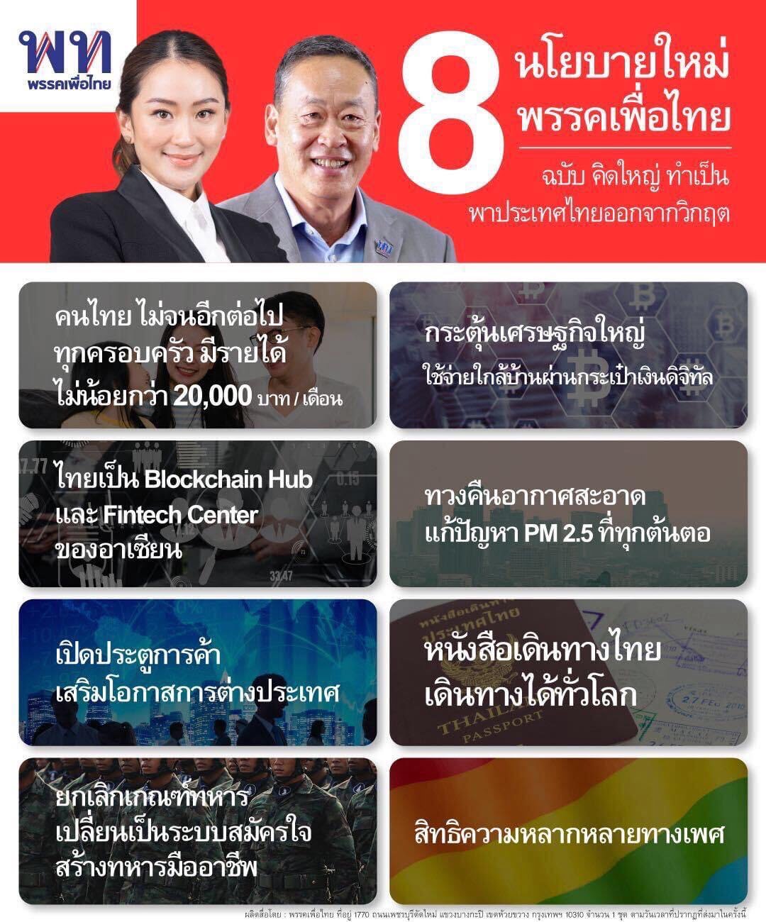 เลือกตั้ง66 เพื่อไทย ชูนโยบายกระตุ้นเศรษฐกิจครั้งใหญ่ ผ่าน กระเป๋าเงินดิจิทัล อินโฟเควสท์