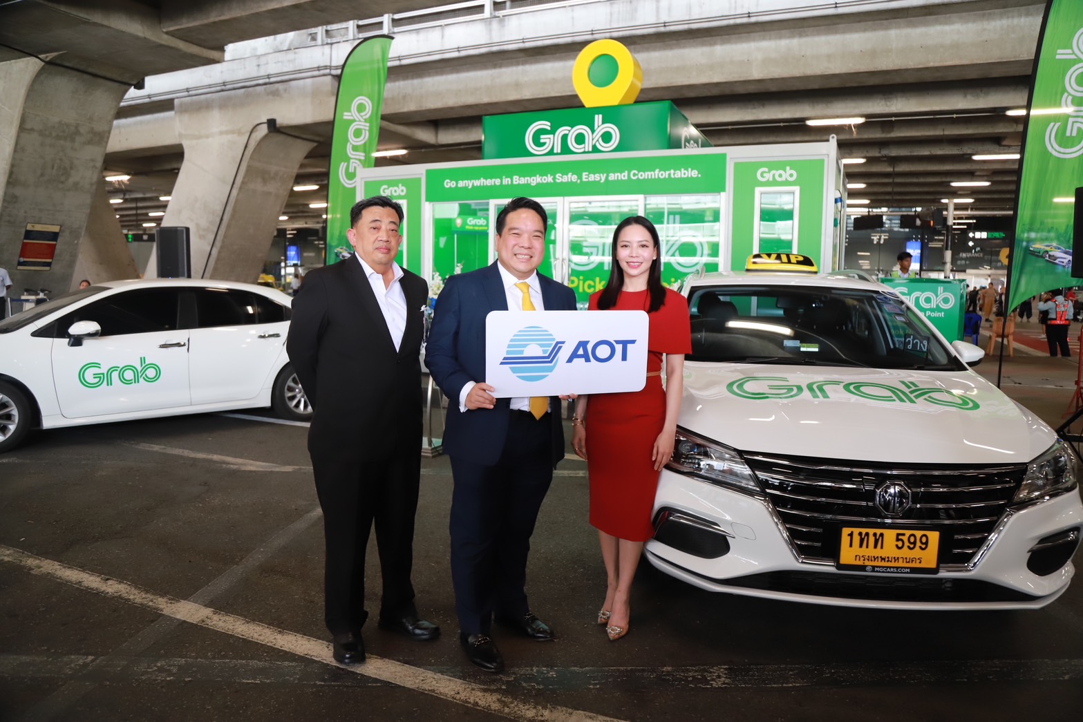 AOT เปิดทาง Grab วิ่งเข้ามารับผู้โดยสารในสุวรรณภูมิ เล็งเปิดทางแอปอื่นร่วม : อินโฟเควสท์