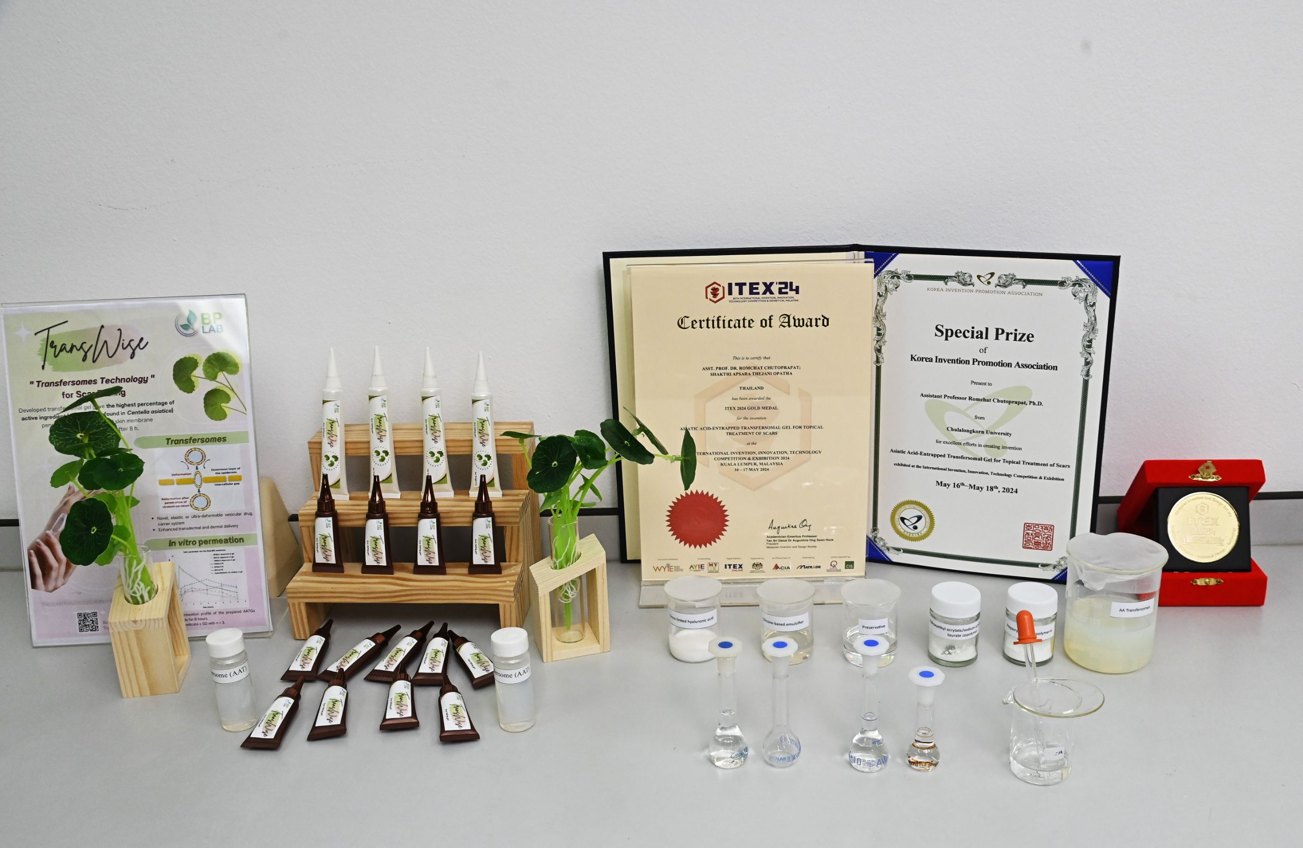 เภสัชฯจุฬาฯล้ำพัฒนาเจลทรานสเฟอร์โซมจากสารในบัวบก ลดรอยแผลเป็นนูน ...